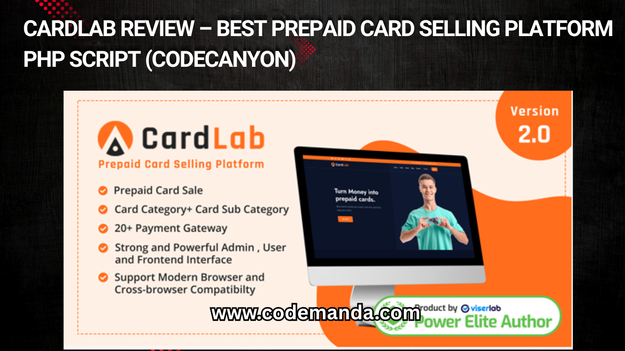 CardLab Review – Best Prepaid Card Selling Platform PHP Script ...